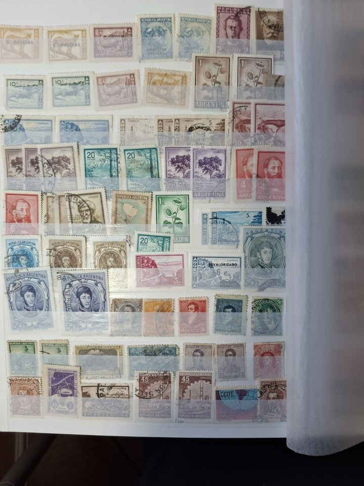 STAMP STOCKBOOK {containing approx 2500 stamps) | eBay UK