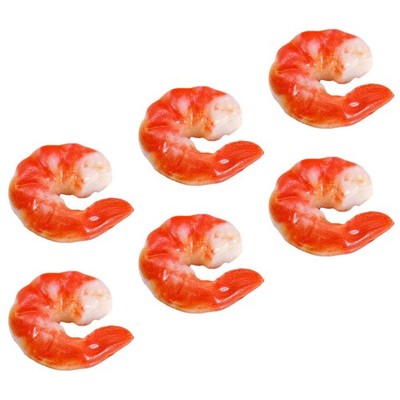 6 Pcs Toy Prawn Fake Food Cognitive Models Imitation Shrimp | eBay ...