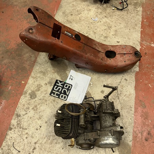 Ariel Arrow Leader Body Frame Matching Numbers Complete Engine Turns Ok ...