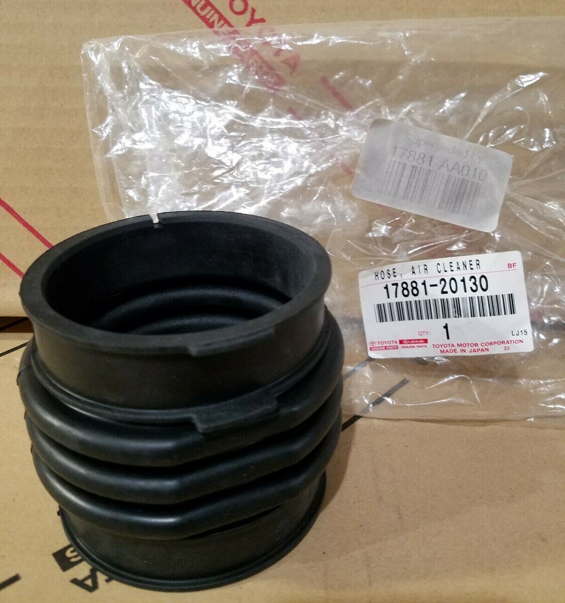 GENUINE TOYOTA CAMRY SOLARA LEXUS ES300 RX330 AIR INTAKE HOSE OEM 17881 ...