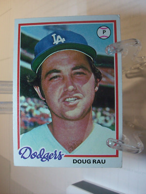 1978 Topps Baseball Card #641 - Doug Rau - Los Angeles Dodgers (81228 ...