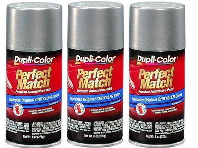 3-Cans Duplicolor BCC0417 For Chrysler Code PS4 Bright Platinum Spray ...