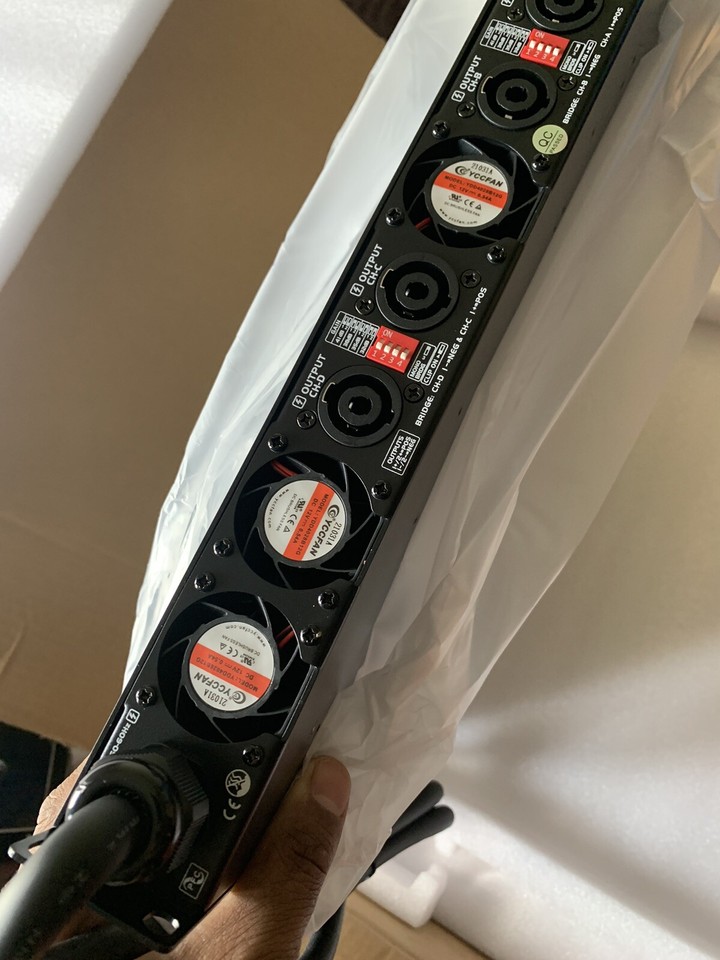 Admark AD442, biggest 4 channel amplifier 4 x 4200 @8 ohm 16,800 WATTS ...