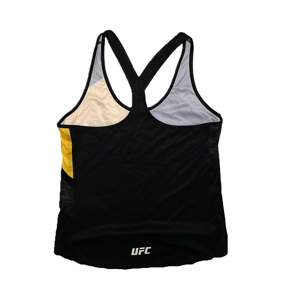 Reebok UFC CrossFit Women's (Black/Yellow) Fight Kit Performance Jersey ...