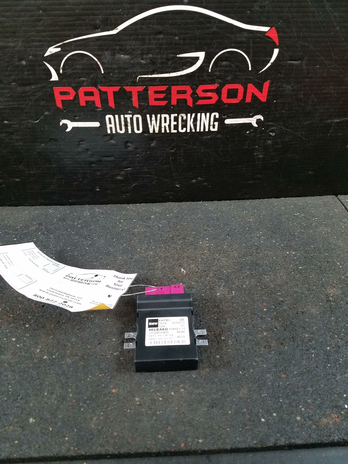 2011 BMW ALPINA B7 Fuel Pump Module Computer ID 16147358144 | eBay