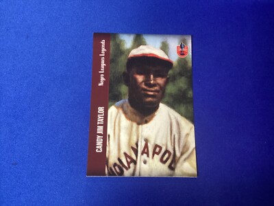 2020 Dreams Fulfilled Negro Leagues Legends #104 Candy Jim Taylor /5000 ...