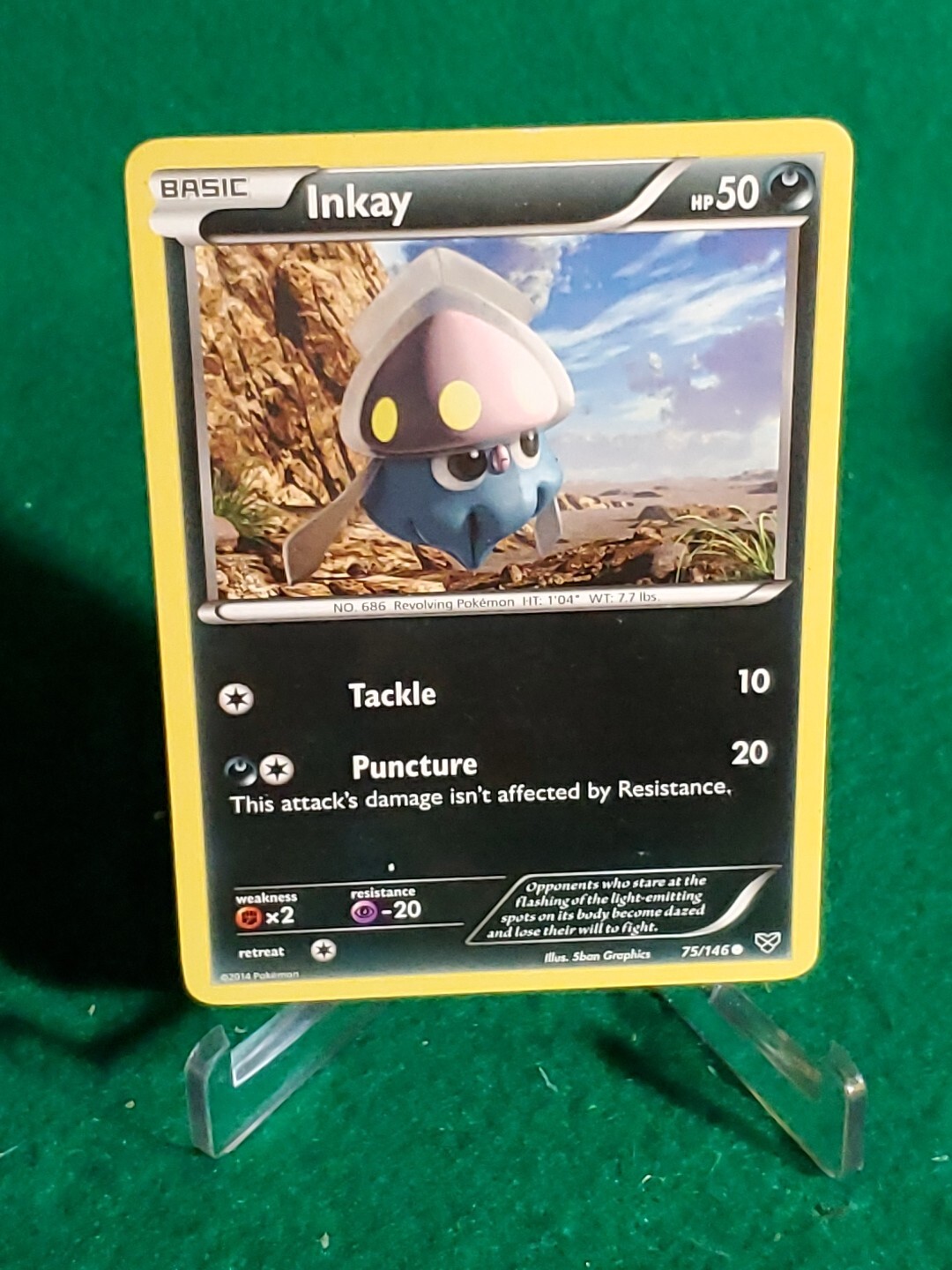 2014 Pokémon TCG Inkay XY 75/146 Regular Common #686 Basic HP50 | eBay