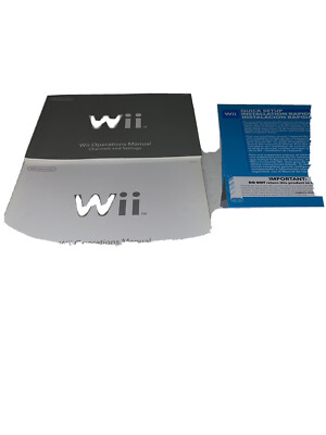 WII Manual And Set Up Manual Only (b3) | eBay