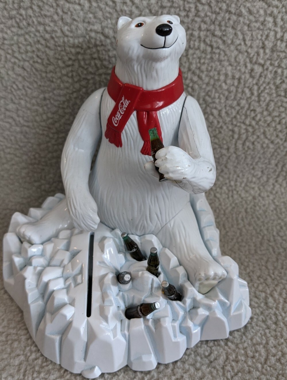 Vintage 1995 Ertl Limited Edition Coca-Cola White Metal Polar Bear ...