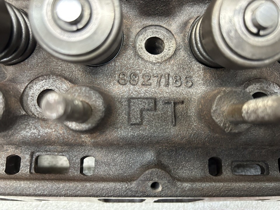 1970 GM 3927185 Cylinder Heads Chevy Chevelle Camaro 307 327 Date L-22 ...