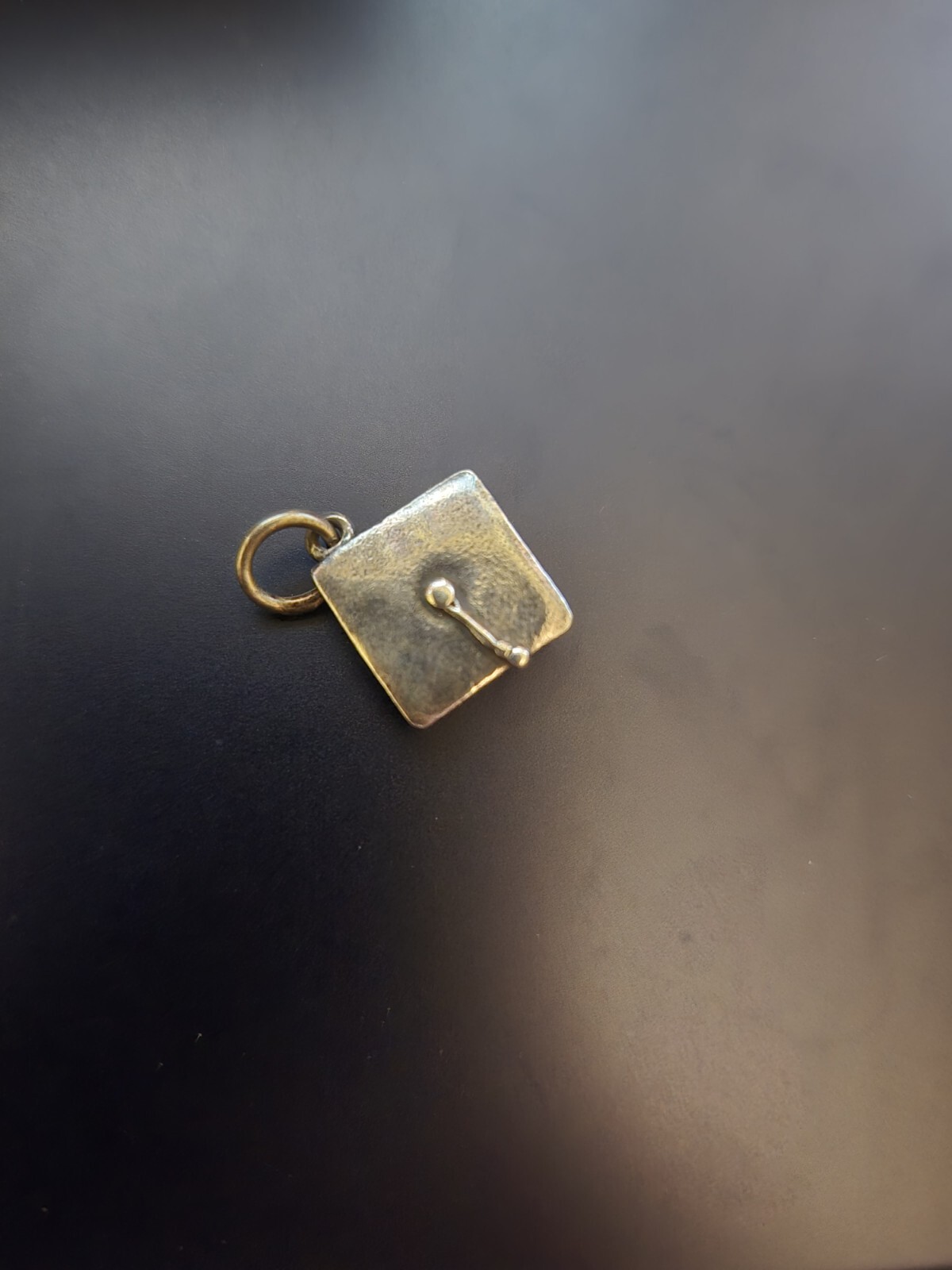 James Avery Retired Graduation Cap Cut Charm 925 SS - Gem