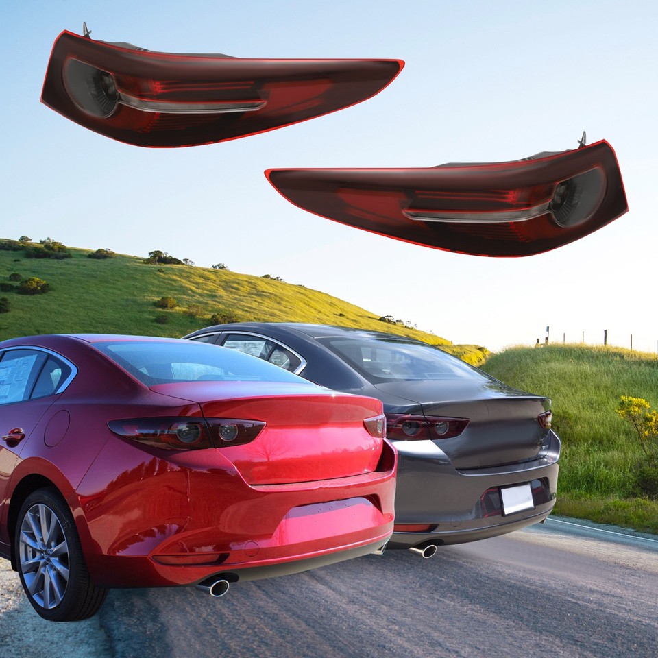 LED Outer Tail Light for 2019-22 Mazda 3 Axela Sedan Pair Rear Outer ...