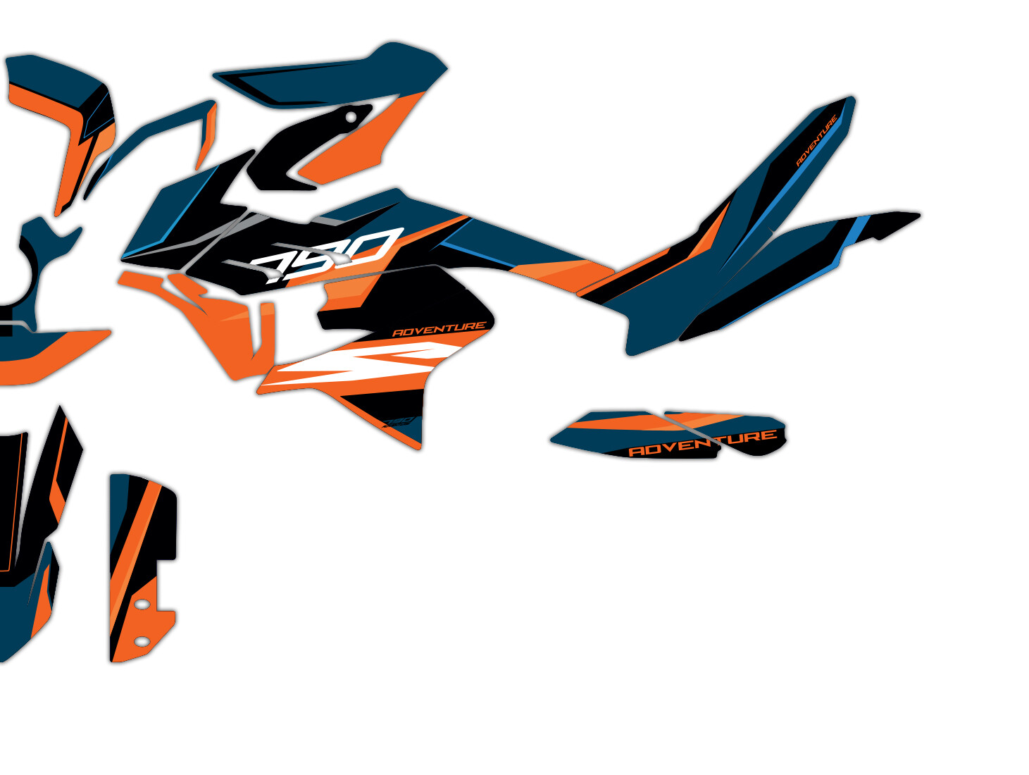 NEW Graphic kit for ktm 890 790 Adventure Graphic Decal Sticker Kit ...