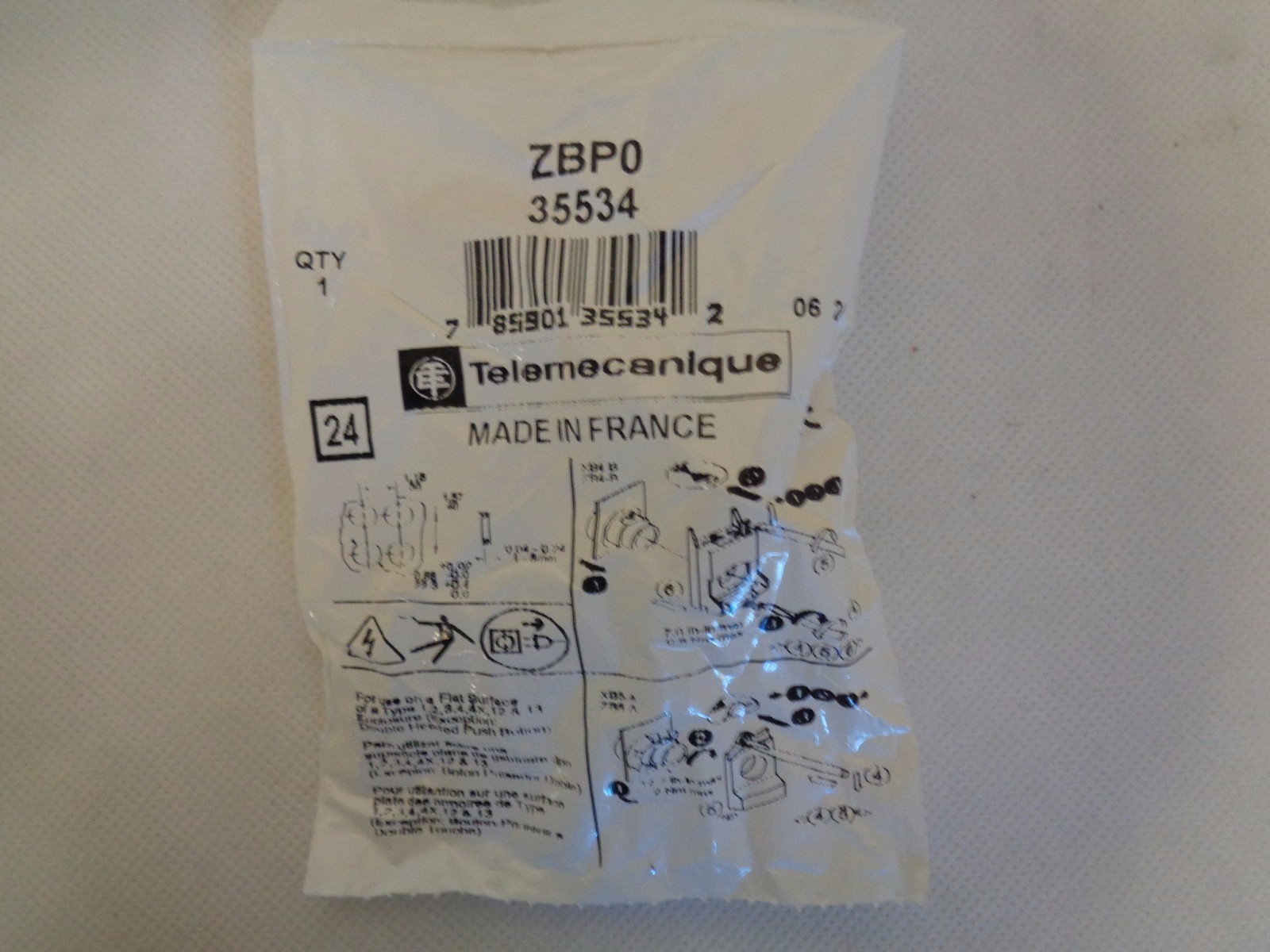 NEW TELEMECANIQUE ZBP0 CLEAR PUSHBUTTON BOOT COVER | eBay