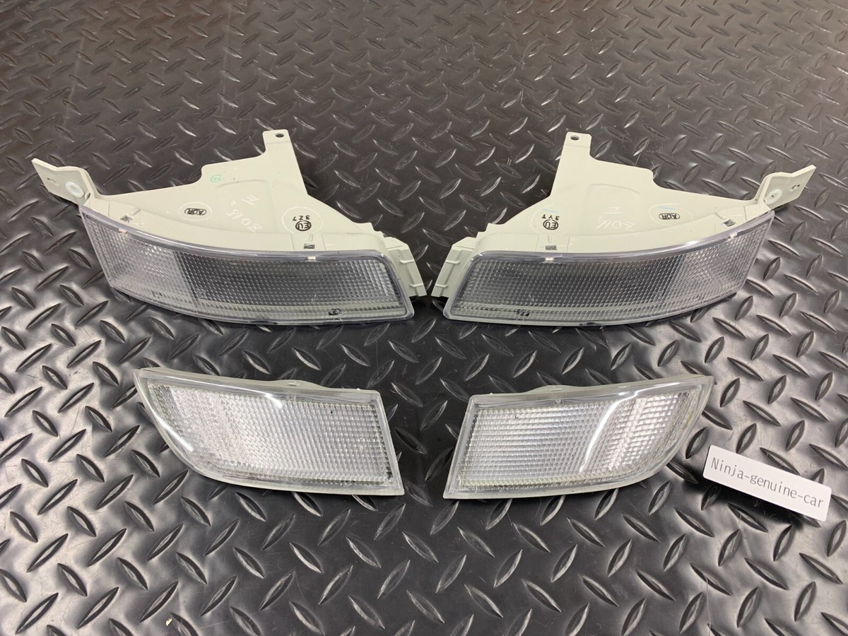 新品 トヨタ純正 MR2 フロント ターン シグナル ランプ ウインカーレンズ 左右 JDM SW20 Front Clear Turn ...