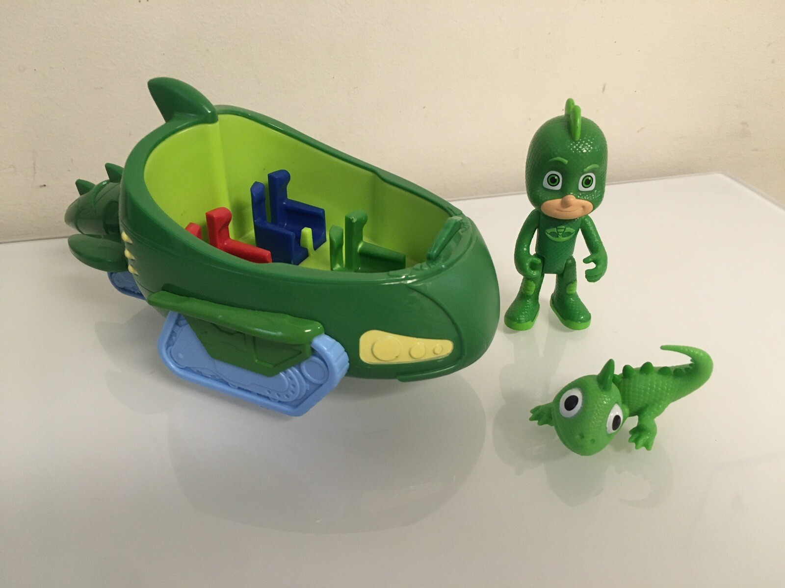 PJ Masks Gekko Figure Lionel Pet Figure Gekko Car Vehicle Set / Lot of ...