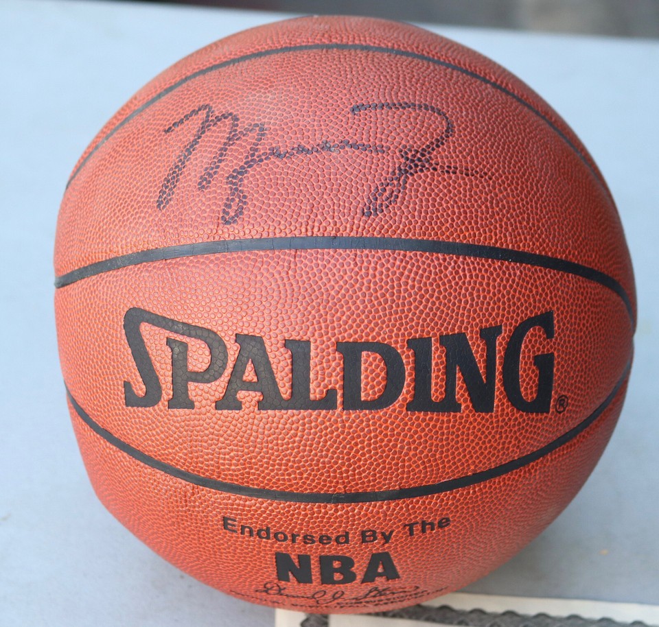 1996 Michael Jordan Signed Spalding Basketball w/ COA & Case NBA | eBay