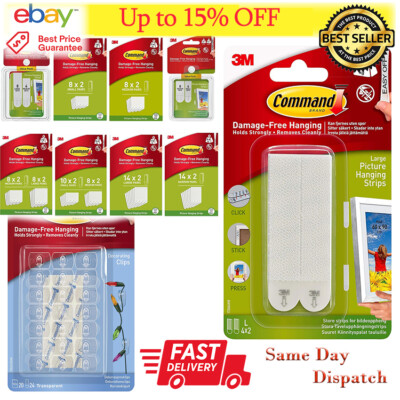 Command Strips Self Adhesive Stick On Damage Free Picture & Photo Frame ...