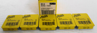 Buss GDC-2A Time Delay Fuse 2A 250VAC (Lot of 25) | eBay
