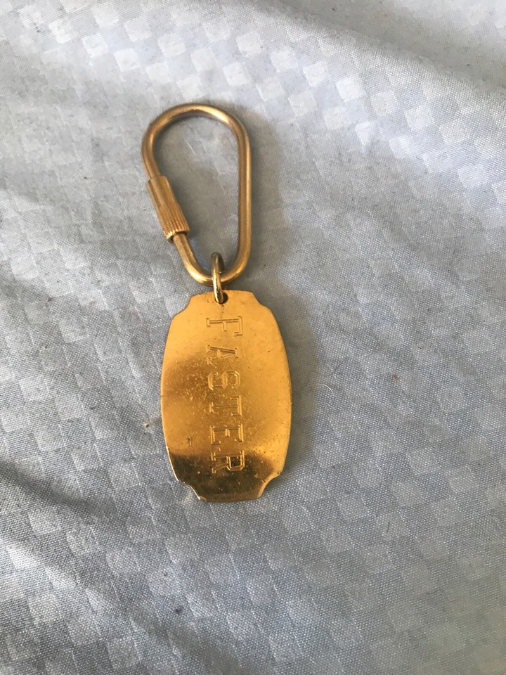 VINTAGE CHEVY FASTER KEYCHAIN | eBay
