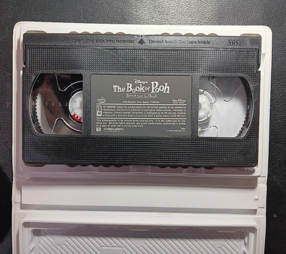 Disney The Book of Pooh VHS Tape Stories From The Heart Vintage ...