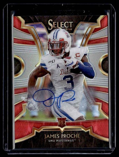 2020 Panini Chronicles Draft Picks Select Signatures Prizm James Proche ...