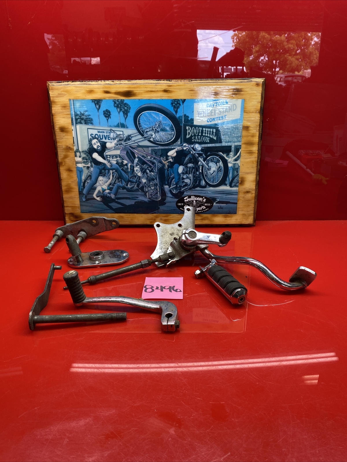 Shovelhead Harley Mid Control Brake Foot Peg Mount Chopper Fx Shovel ...