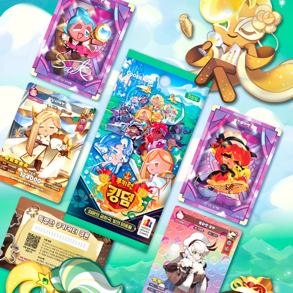 Cookie Run Kingdom Trading Cards Vol.1 2 3 4 Mystery Card Photocard CRK ...
