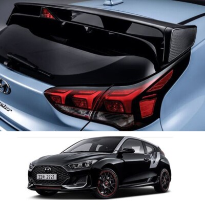 2018~2022 Hyundai Veloster Rear Roof Wing Spoiler Black | Genuine Parts ...