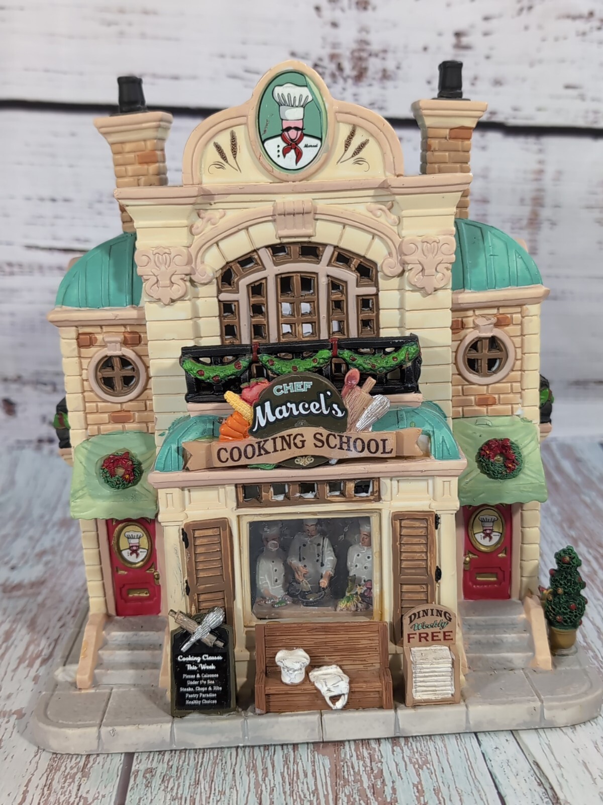 Lemax Caddington Village Chef Marcel’s Cooking School Building ...