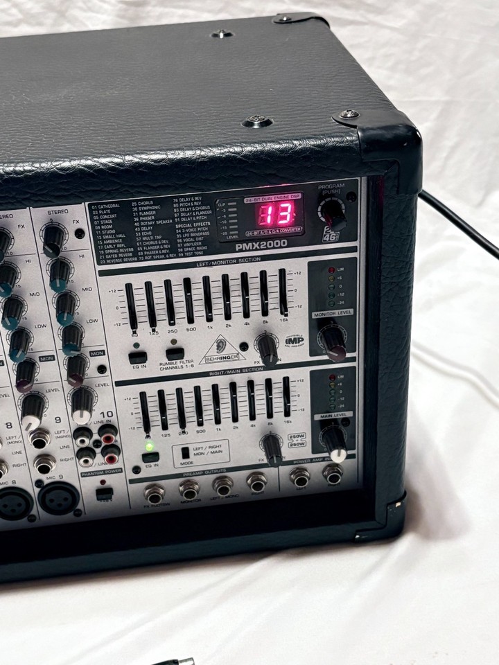 Europower PMX2000 2x250watt powered audio mixer Tested working | eBay