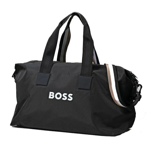 HUGO BOSS Duffle Bag Weekender Styven Holdall Black 50511942 F/S | eBay