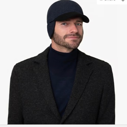 Black Wool Cap Bon Clic Bon Genre | eBay