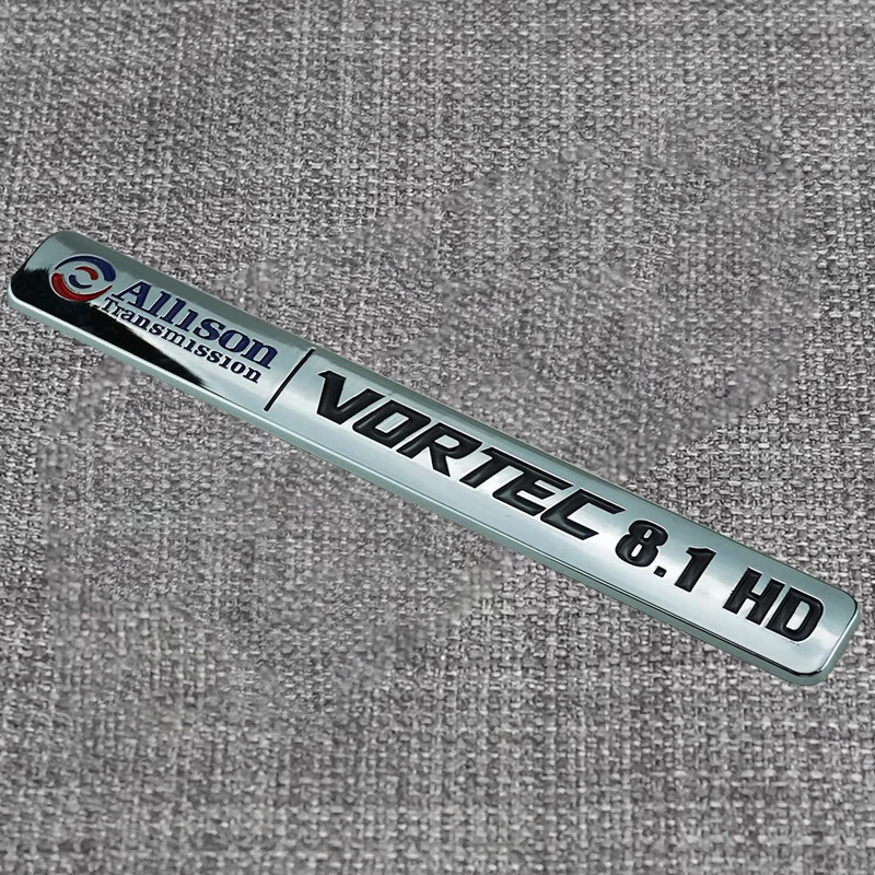For Allison Transmission 8.1 Hd 8.1L Vortec Emblem Badge -2X | eBay