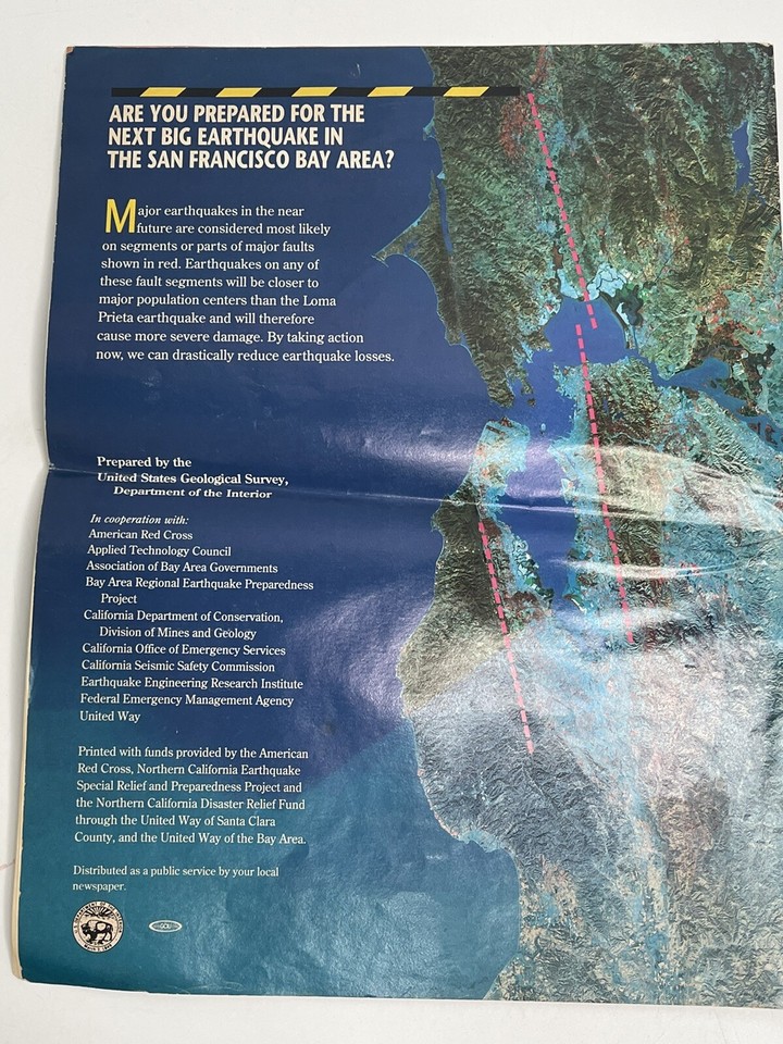 NEXT BIG EARTHQUAKE MAGAZINE NORTHERN CALIFORNIA 24 PAGES | eBay