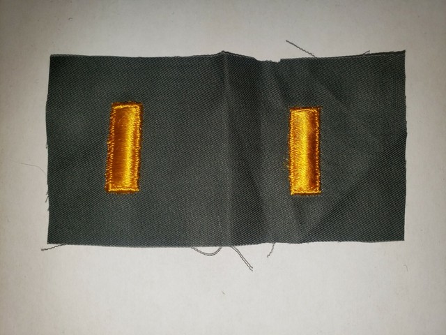 K0018 US Air Force Vietnam 2nd Lieutenant 2Lt Rank Pair Green IR16E | eBay