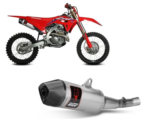 Pots D'echappement MIVV OVAL Acier pour HONDA CRF 250 2022 > 2023 ...