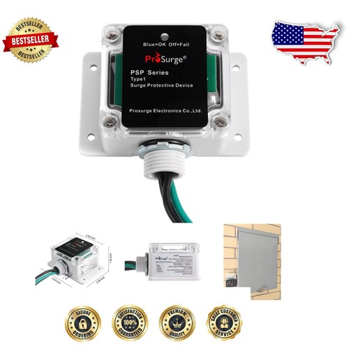 100KA Surge Capacity Whole House Protector - Waterproof & LED Indicator ...