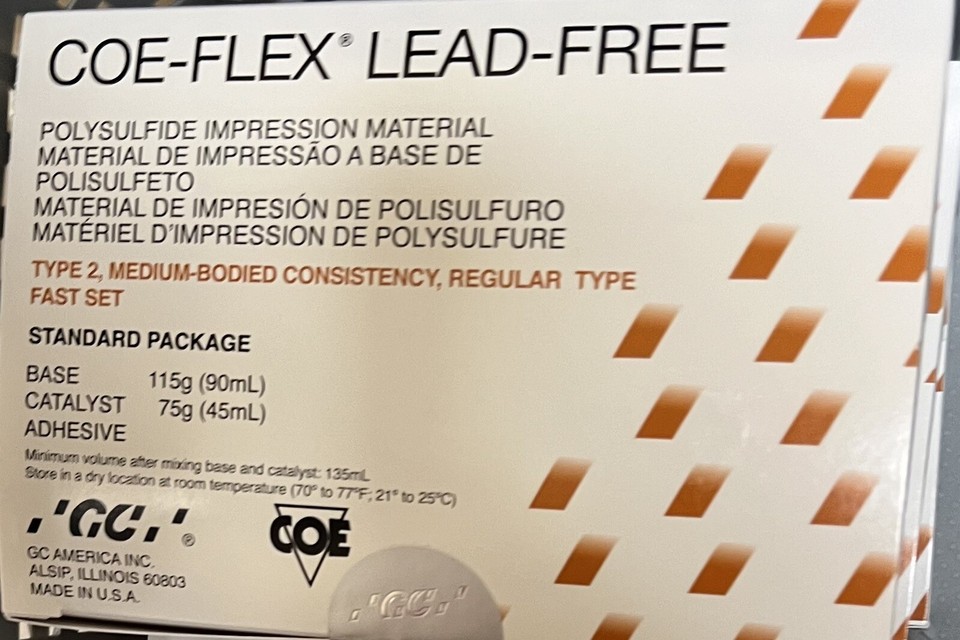 GC Coe Flex Impression Material Fast Set Medium Body Base & Catalyst | eBay