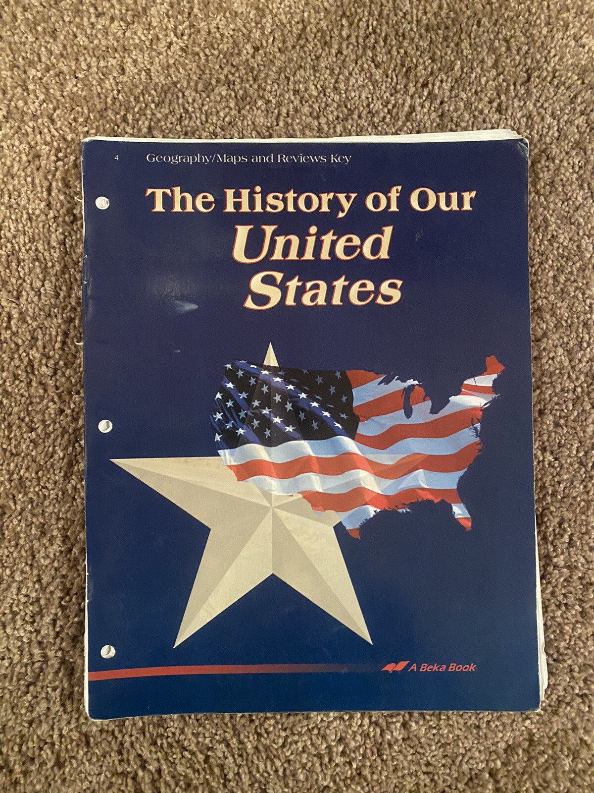 The History of Our United States Geography/Maps and Reviews Key Abeka ...