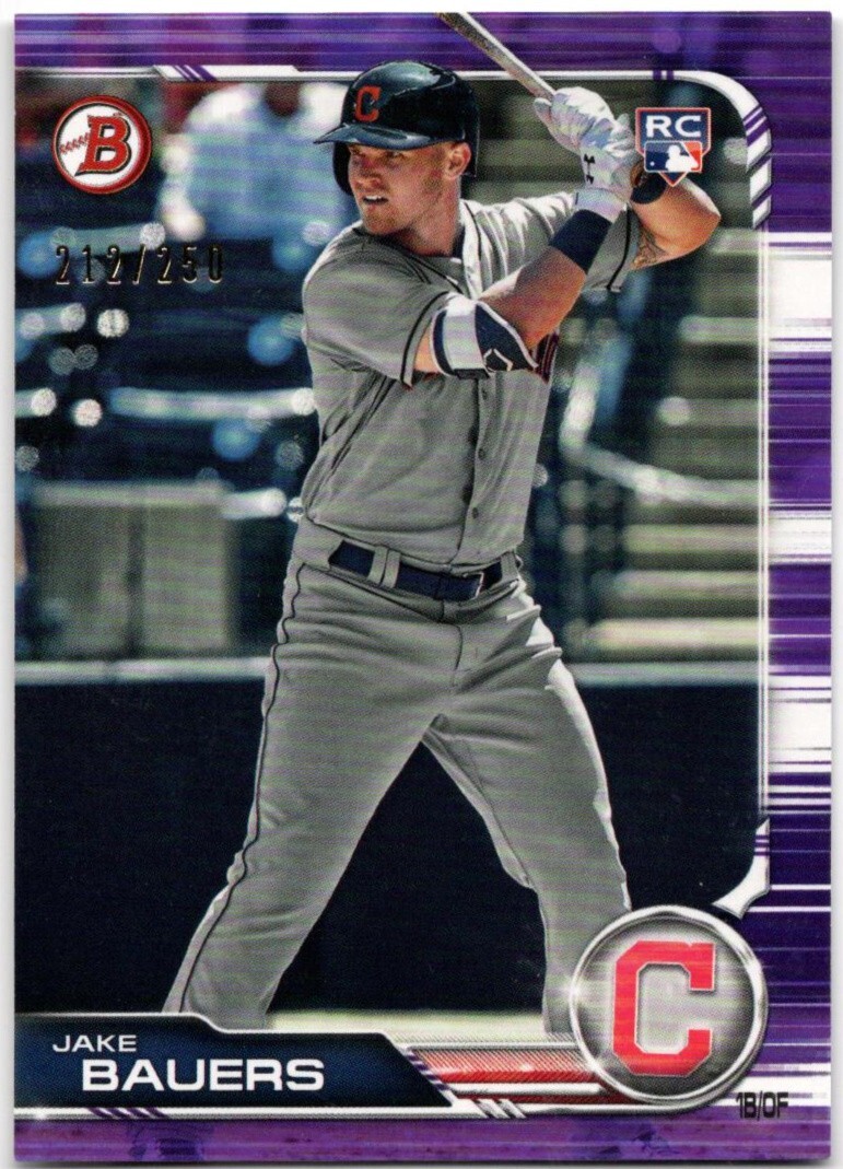 2019 Bowman - Purple #76 Jake Bauers /250 (RC) for sale online | eBay