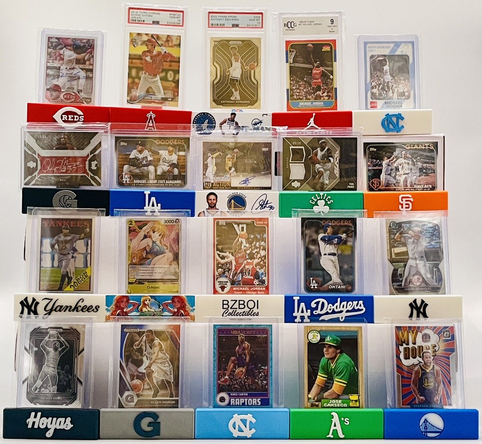 Custom 3D Printed Card Stand Display For Sports/Gaming Cards, Comics ...