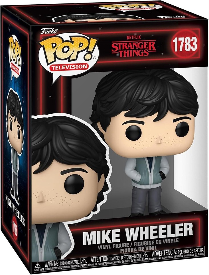 POP TV: Stranger Things - Mike Wheeler (Season 5) Funko Vinyl Figure ...