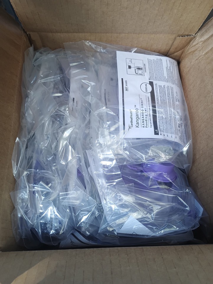 (30) Kangaroo Omni Feeding set 1000ml B10FD NEW & SEALED Cardinal ...