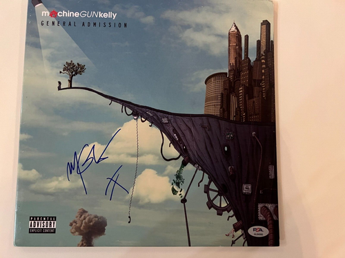 MACHINE GUN KELLY MGK SIGNED AUTOGRAPHED GENERAL ADMISSION ALBUM VINYL ...
