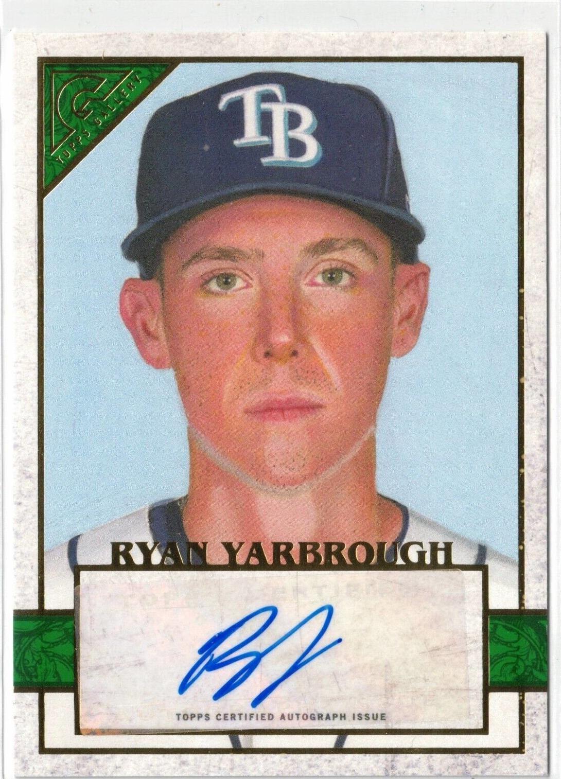2020 Topps Gallery - Ryan Yarbrough #37 Green Autographs /99 (AU) for ...