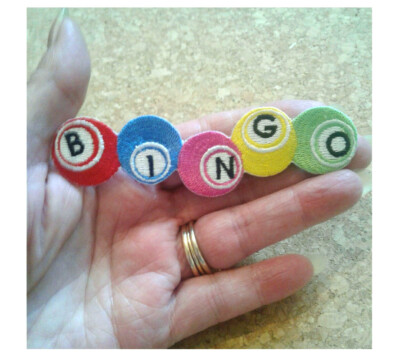 BINGO - Game - Church Bingo - Embroidered BINGO Balls - Iron On Patch ...