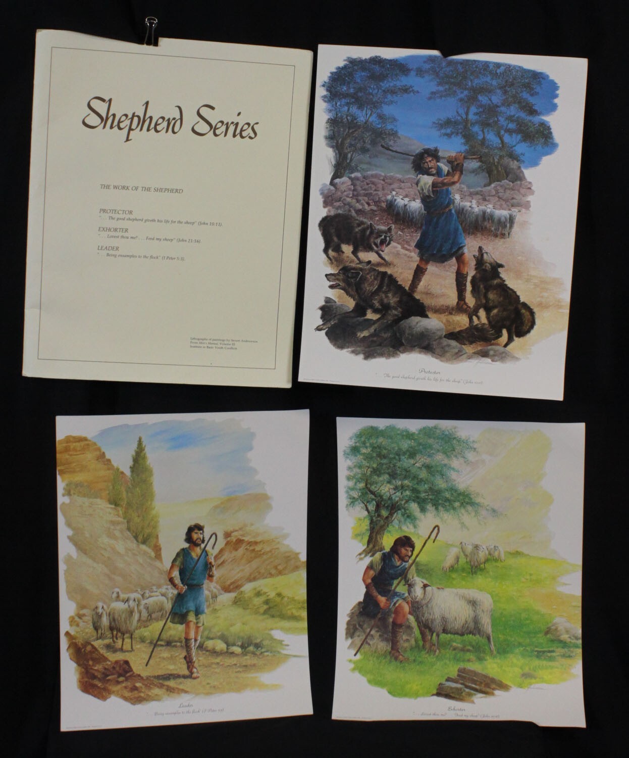 3 Severt Andrewson Shepherd Series Vtg Art Prints 11x14 Religious ...