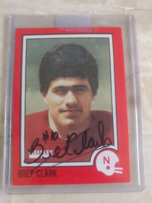 Bret Clark Trading card Nebraska Cornhuskers Signed | eBay