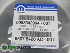 2012-2017 FIAT 500 15" STEEL WHEEL SILVER HUB CAP COVER SET NEW MOPAR ...